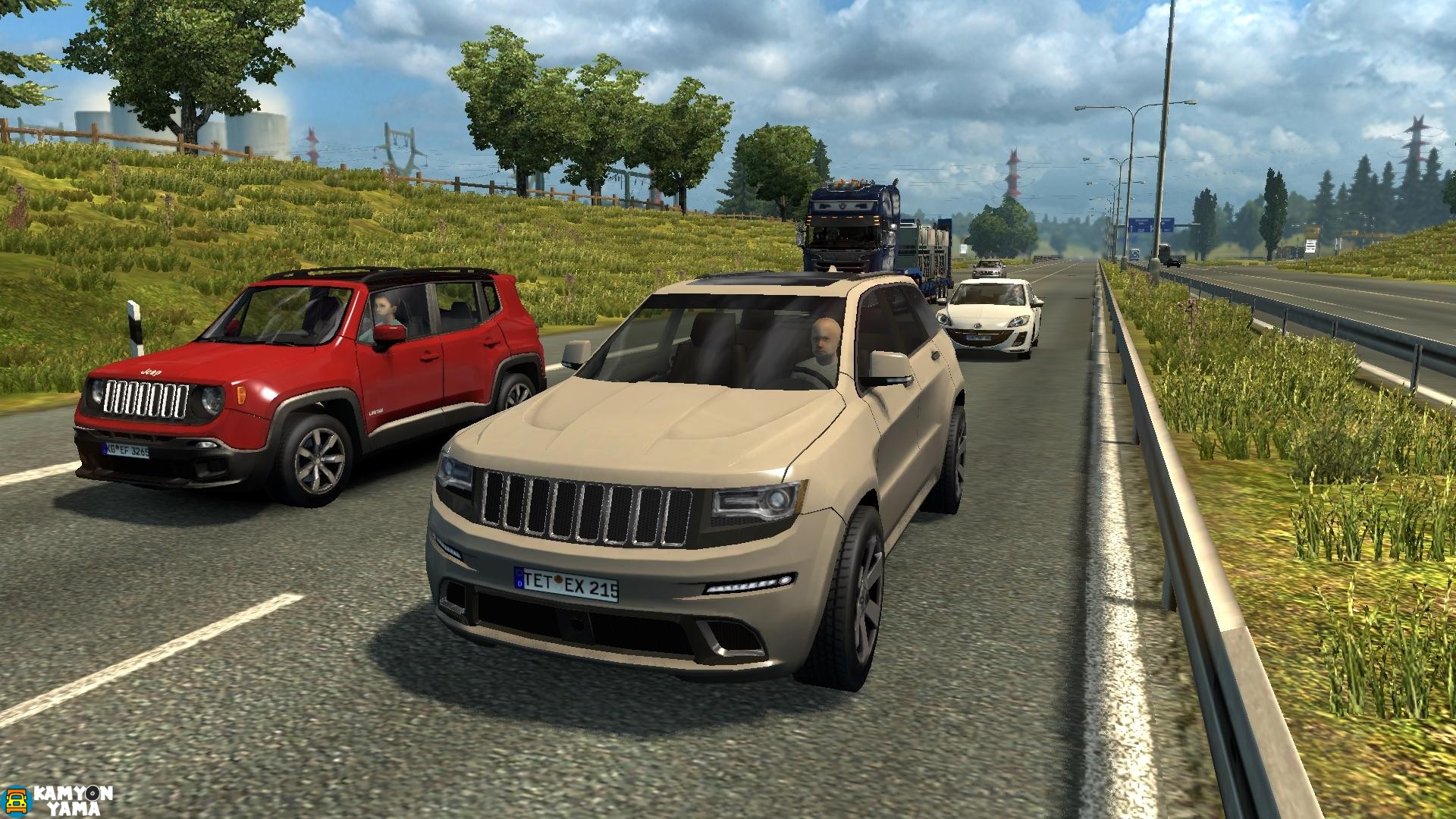 ETS2 - American Truck Simulator'de Bulunan Trafik Araçları Modu (1.30.x ...