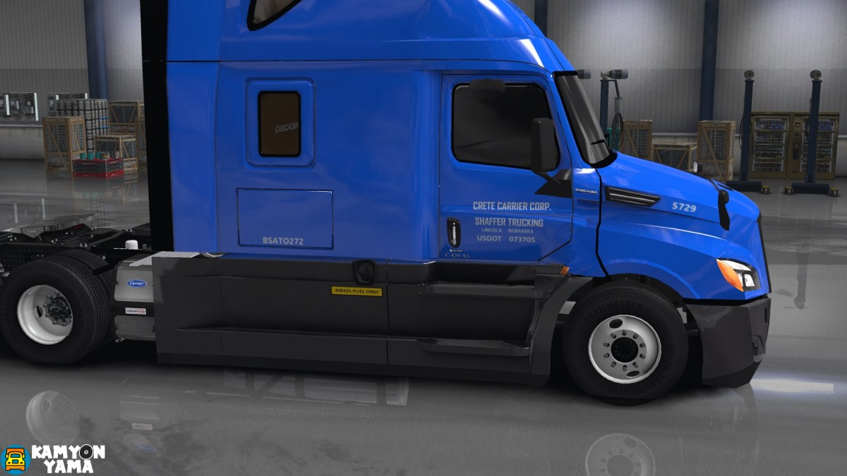 ATS - Freightliner Cascadia 2018 Shaffer Trucking Skin | KamyonYama